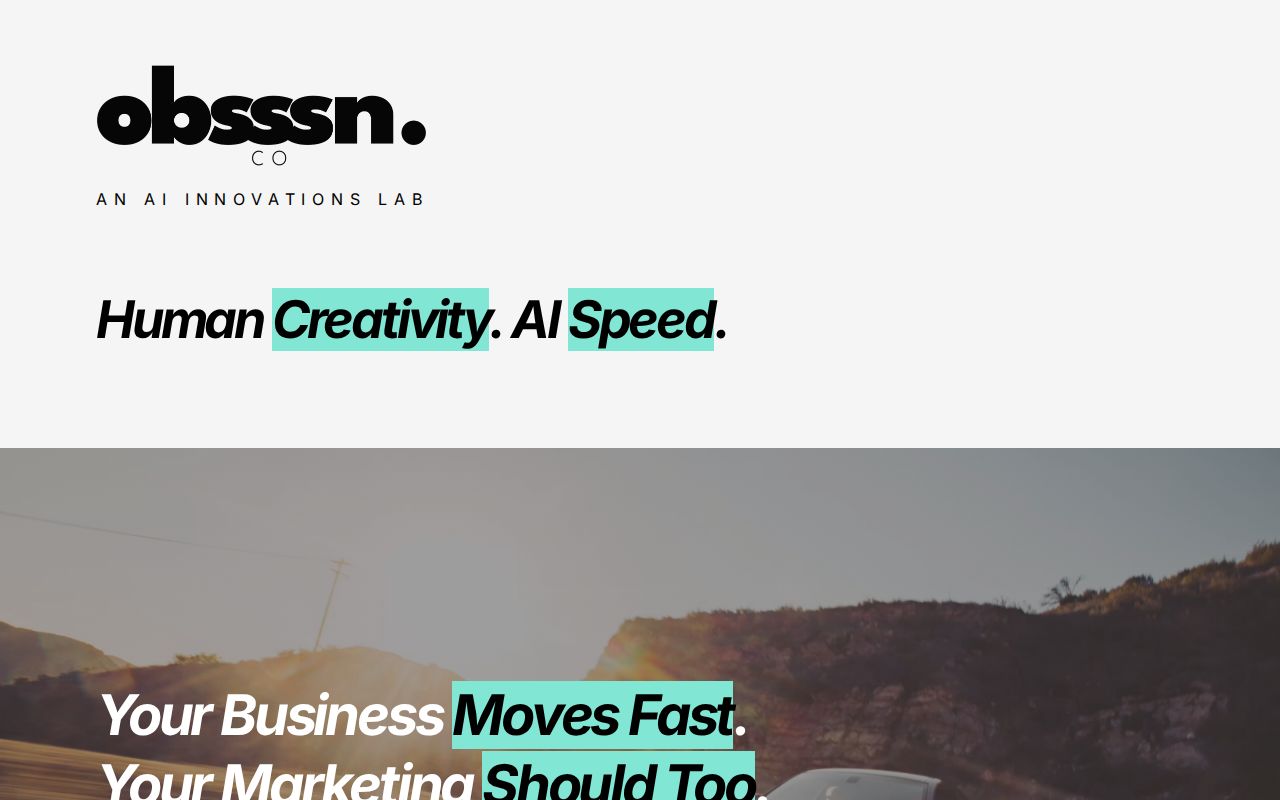 obsssn.co | The Agency for the Age of AI